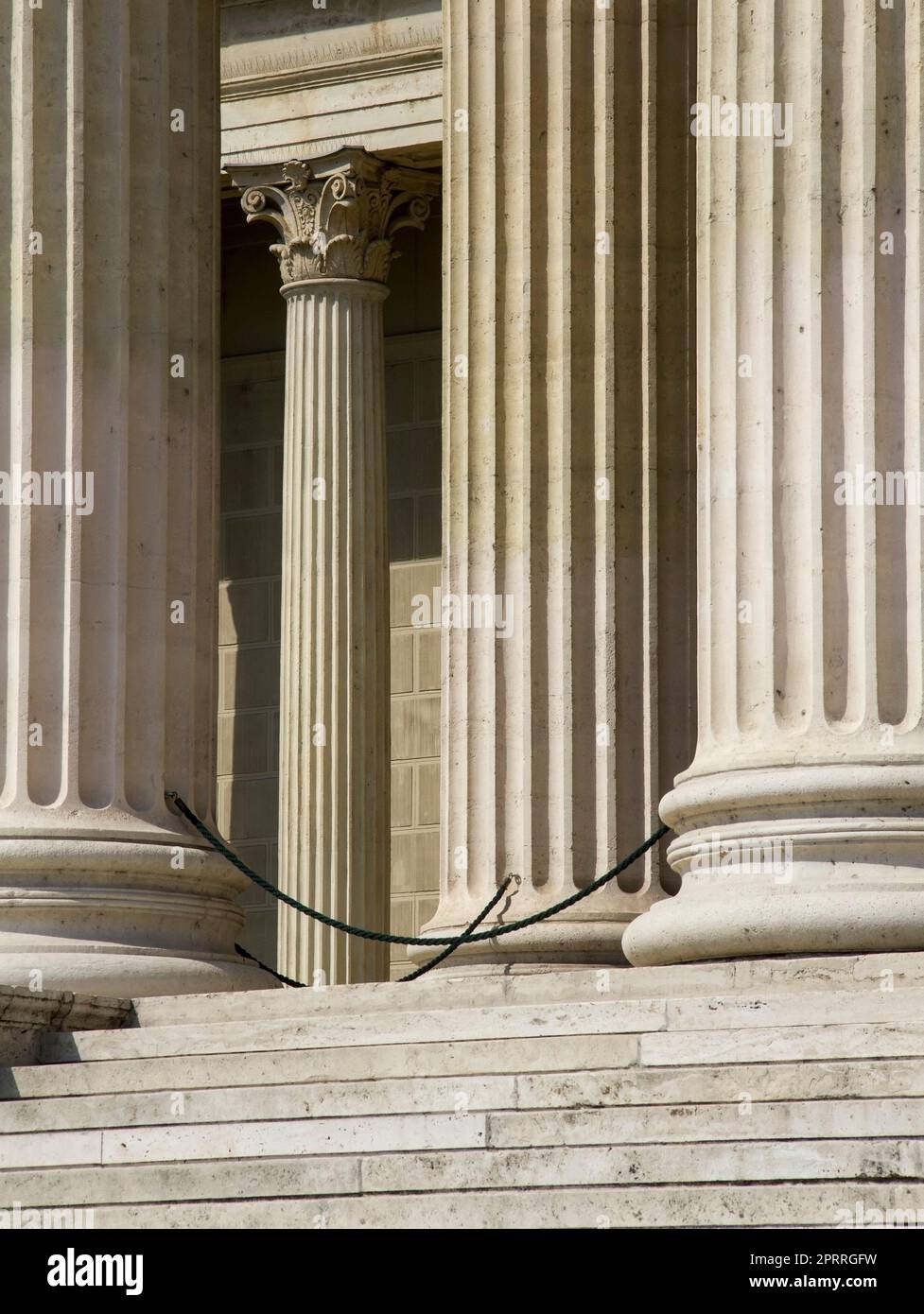 Neoenaissance style columns Museum of Fine Arts Budapest, Hungary ...