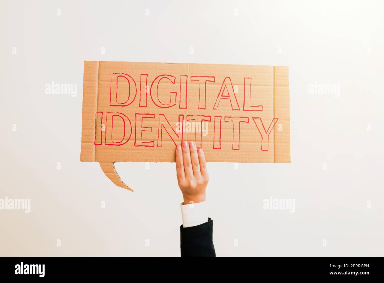 Conceptual Caption Digital Identityinformation On Entity Used By Computer To Represent Agent