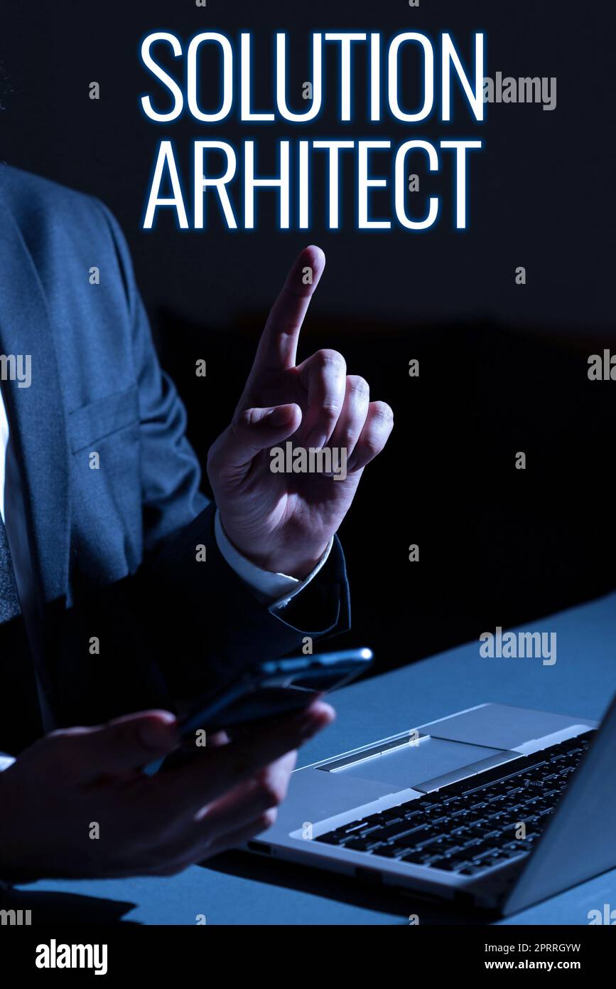 Conceptual display Solution ArhitectDesign applications or services ...