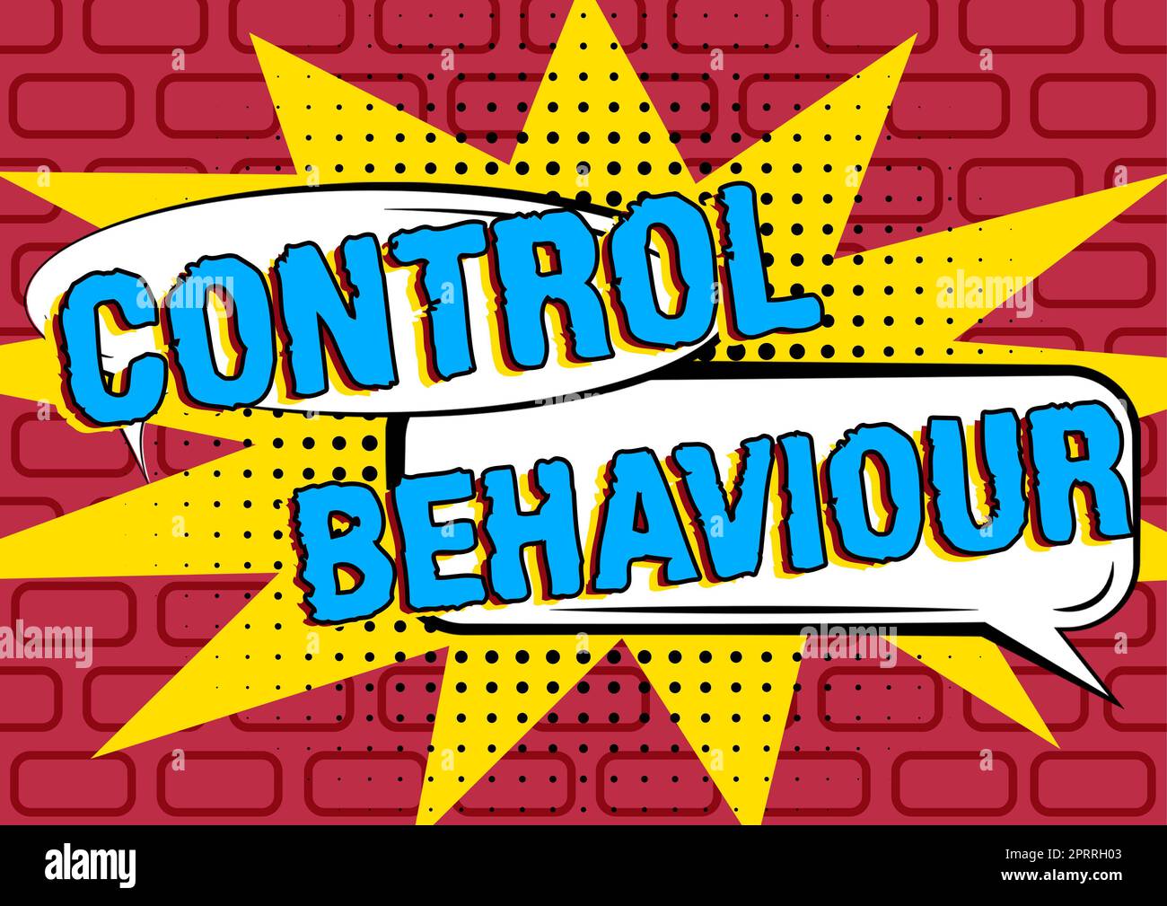 Text caption presenting Control BehaviourExercise of influence and ...