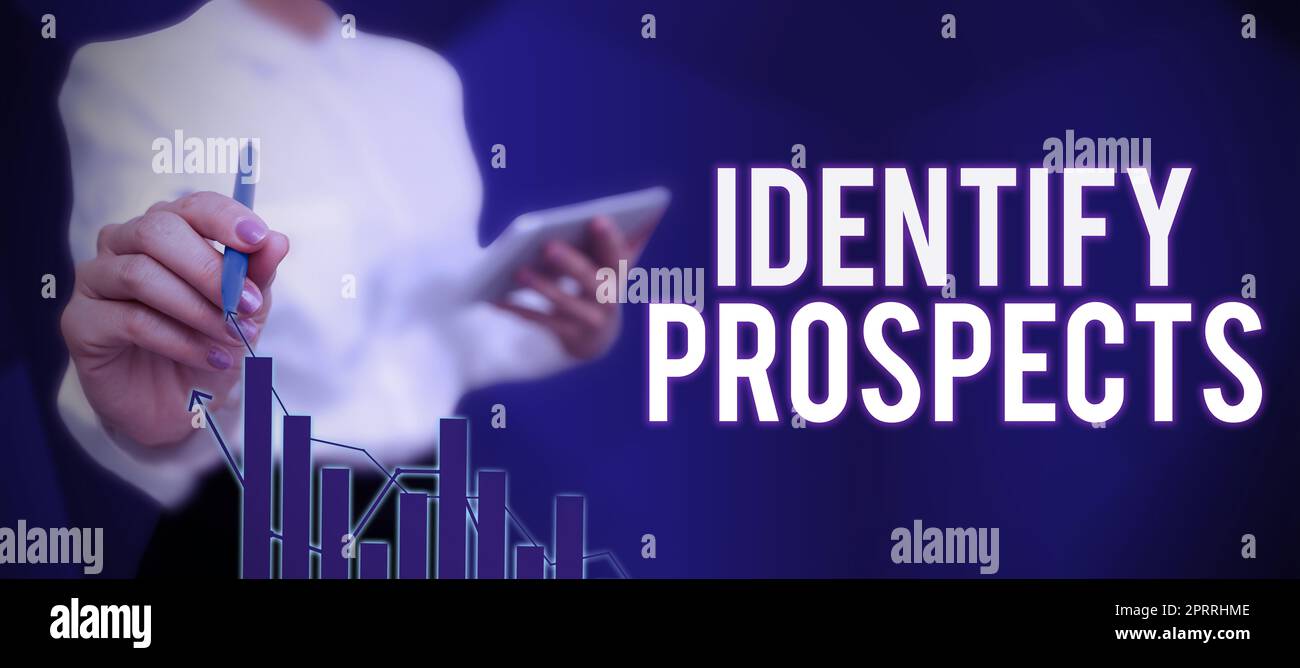 Handwriting text Identify ProspectsPossible client Ideal Customer ...