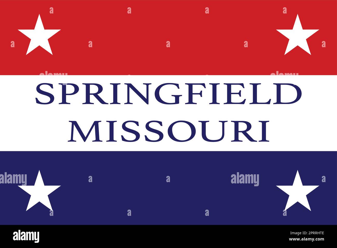 Flag Of Springfield City Missouri Stock Vector Image & Art - Alamy