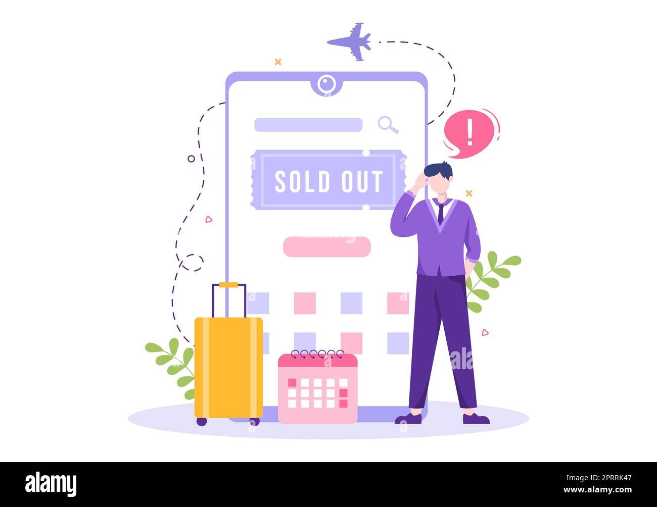 Ticket Travel Online Booking Service App on Smartphone Template Hand ...