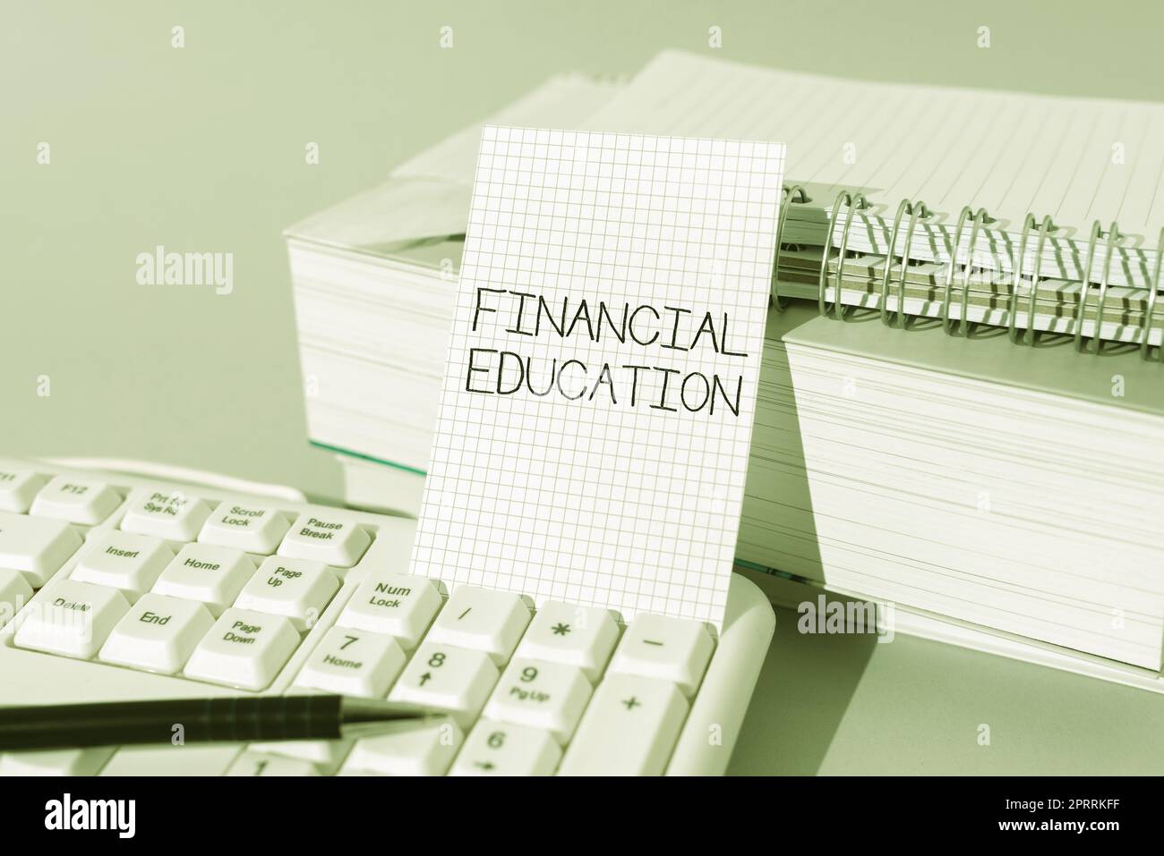 Sign displaying Financial Education. Business idea Understanding ...