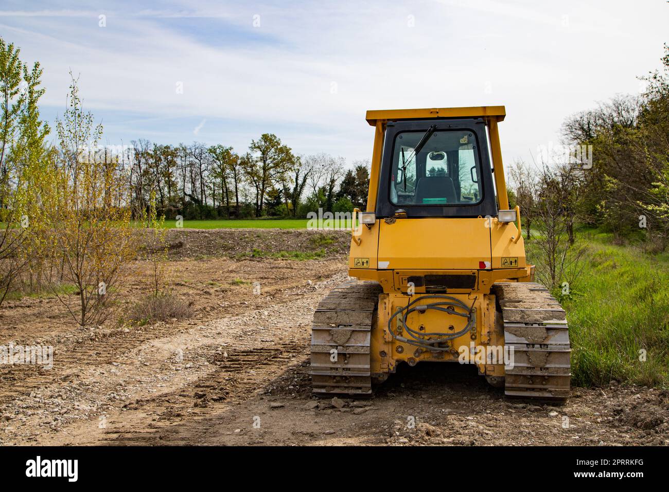 bulldozer at work Stock Photo - Alamy