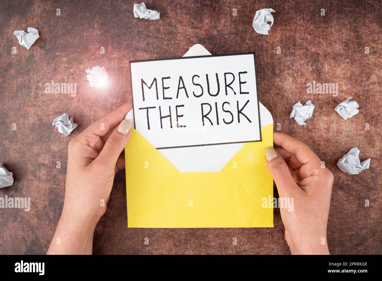 Conceptual display Measure The Riskdetermine degree of danger based on ...