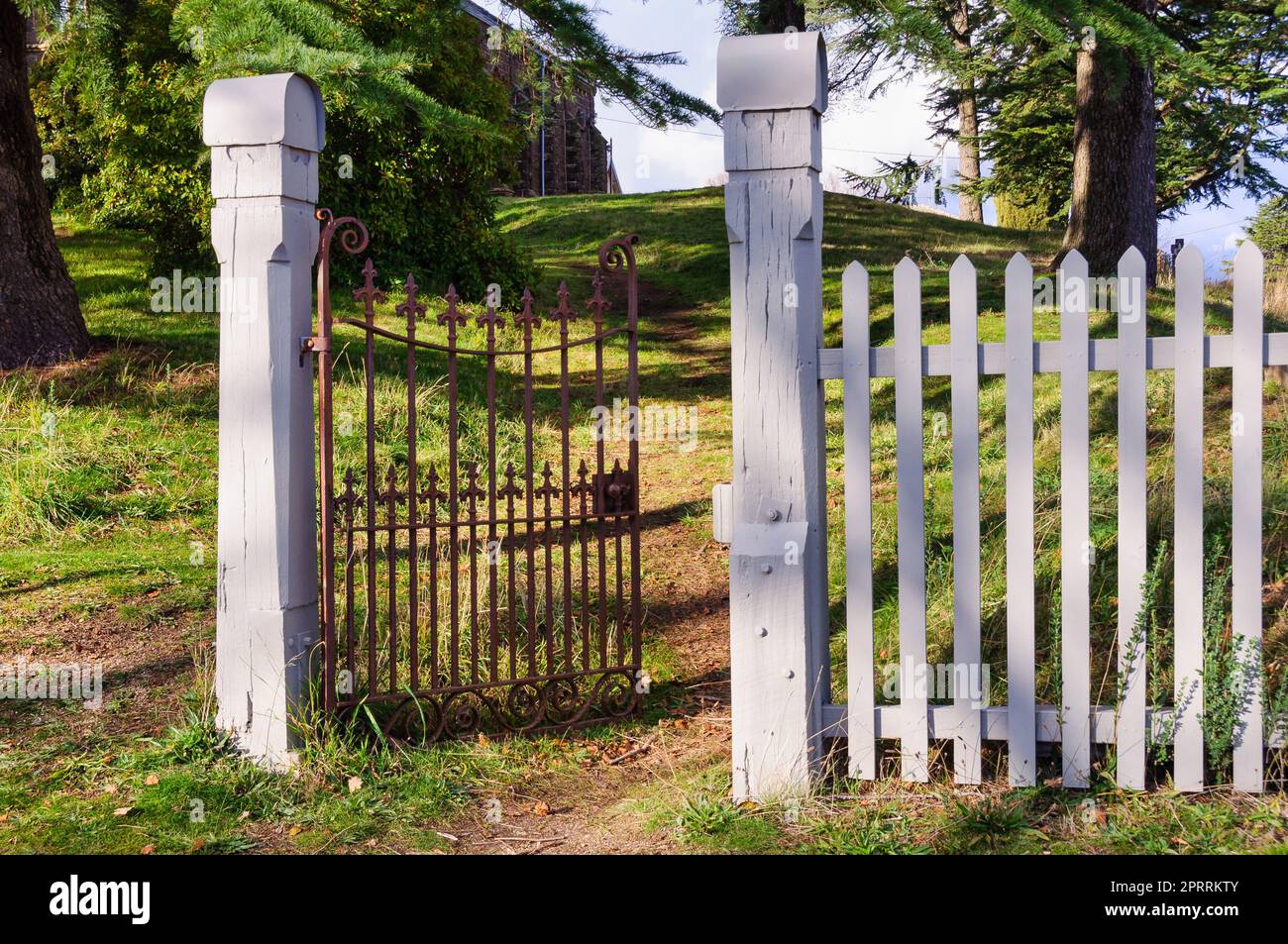 Wrought iron gate st hi-res stock photography and images - Alamy