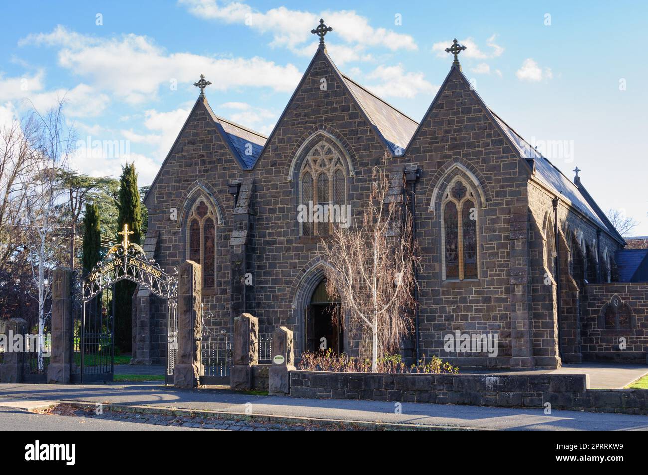 Our Lady of the Rosary - Kyneton Stock Photo - Alamy