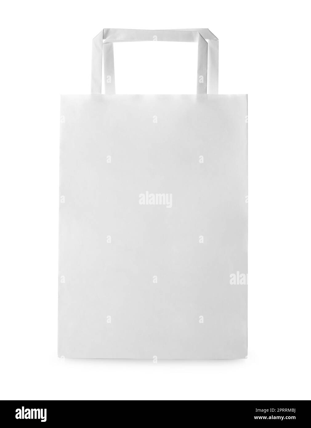 Blank paper bag on white background. Space for design Stock Photo - Alamy