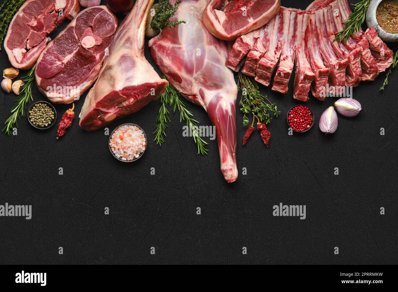 Double rib lamb chop hi-res stock photography and images - Alamy
