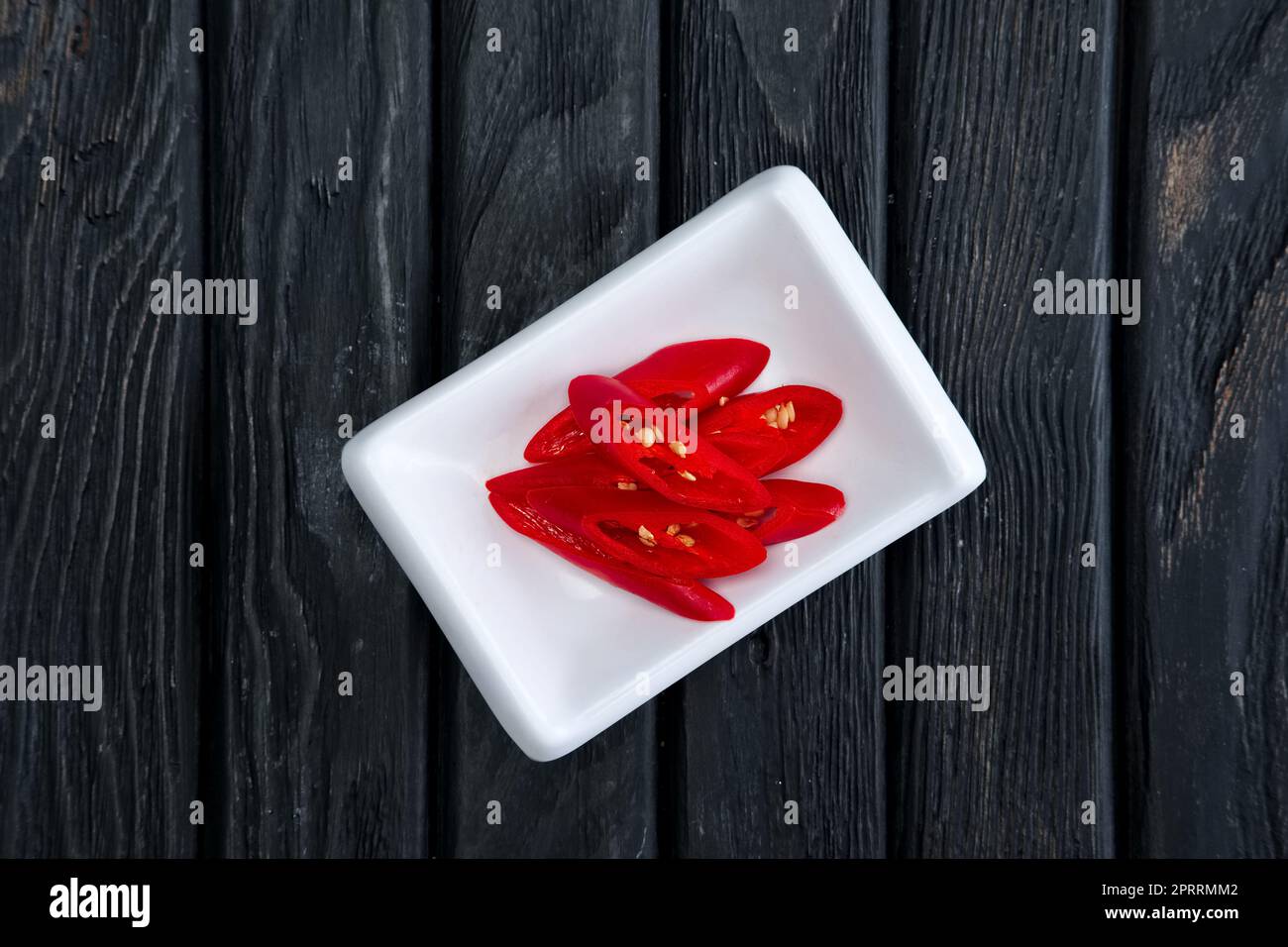 Chilli top view hi-res stock photography and images - Alamy