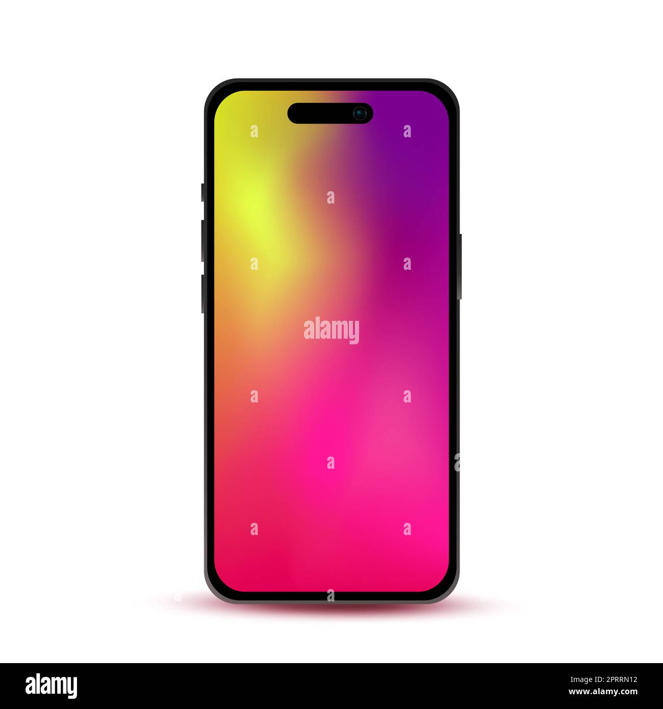 Modern smartphone 14 PRO, original background for advertising and ...