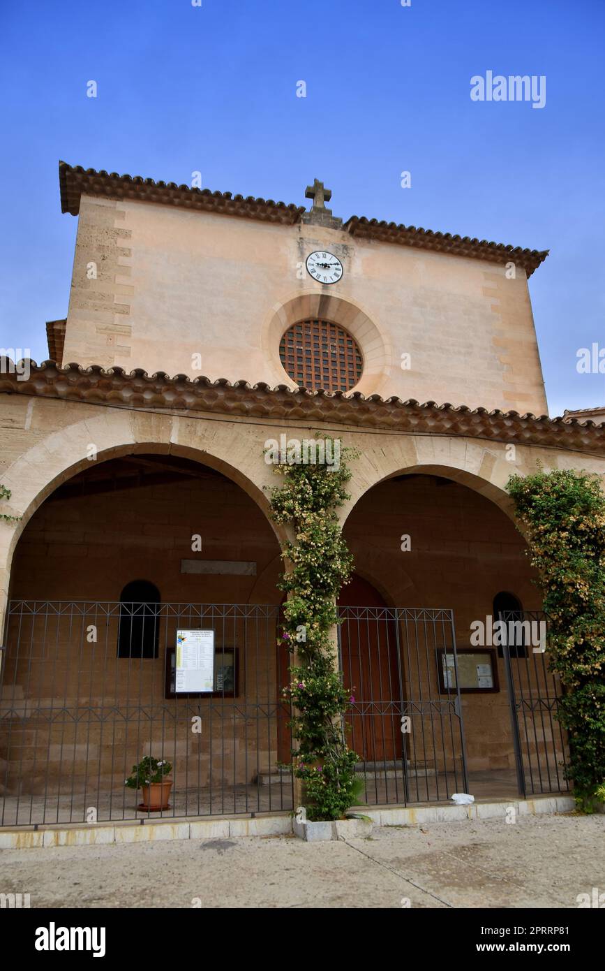 church in Port de Pollenca on Mallorca Stock Photo - Alamy