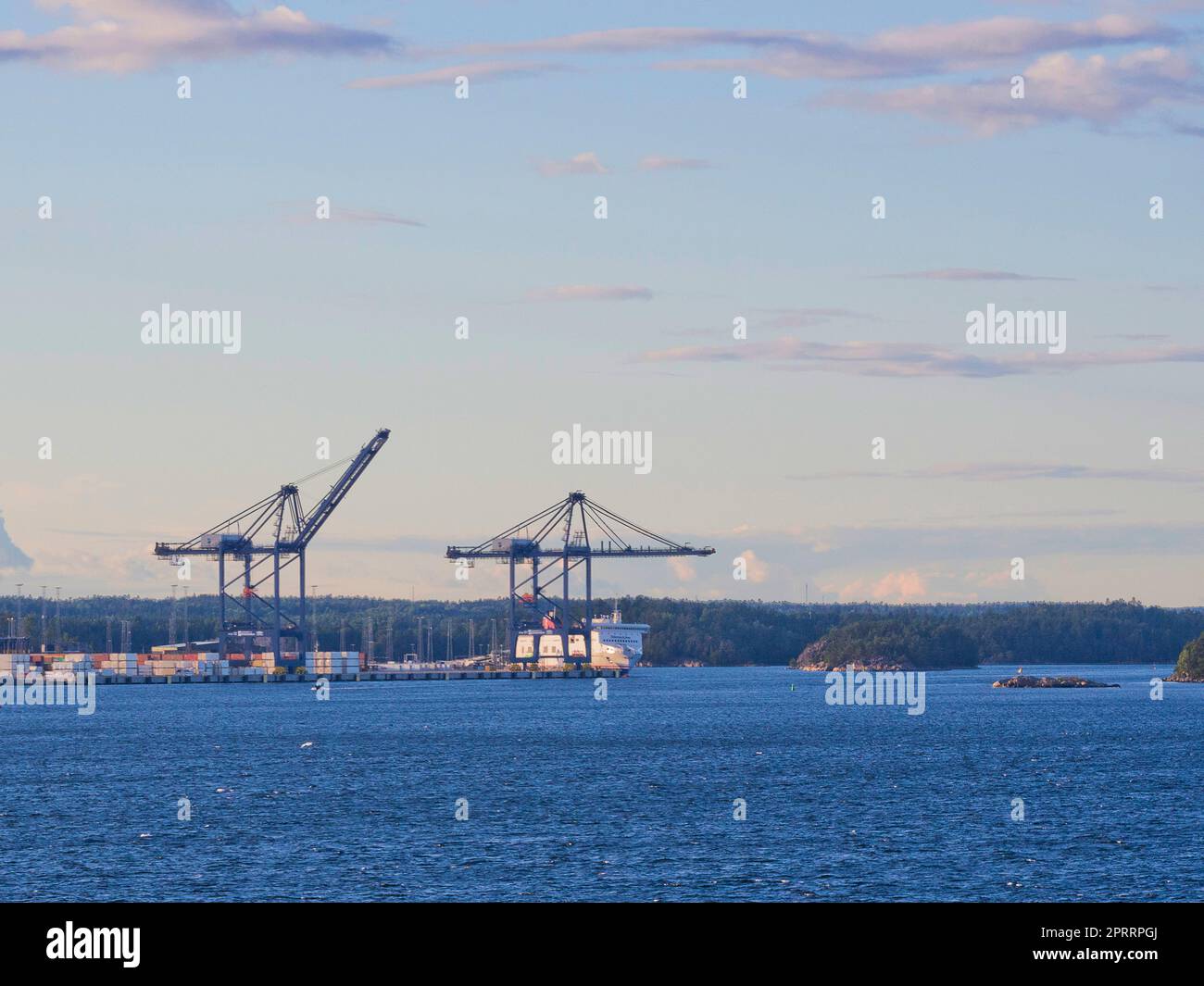 Sweden - Nynäshamn , Stena Line Ferry in the Stockholm Norvik Hamn ...