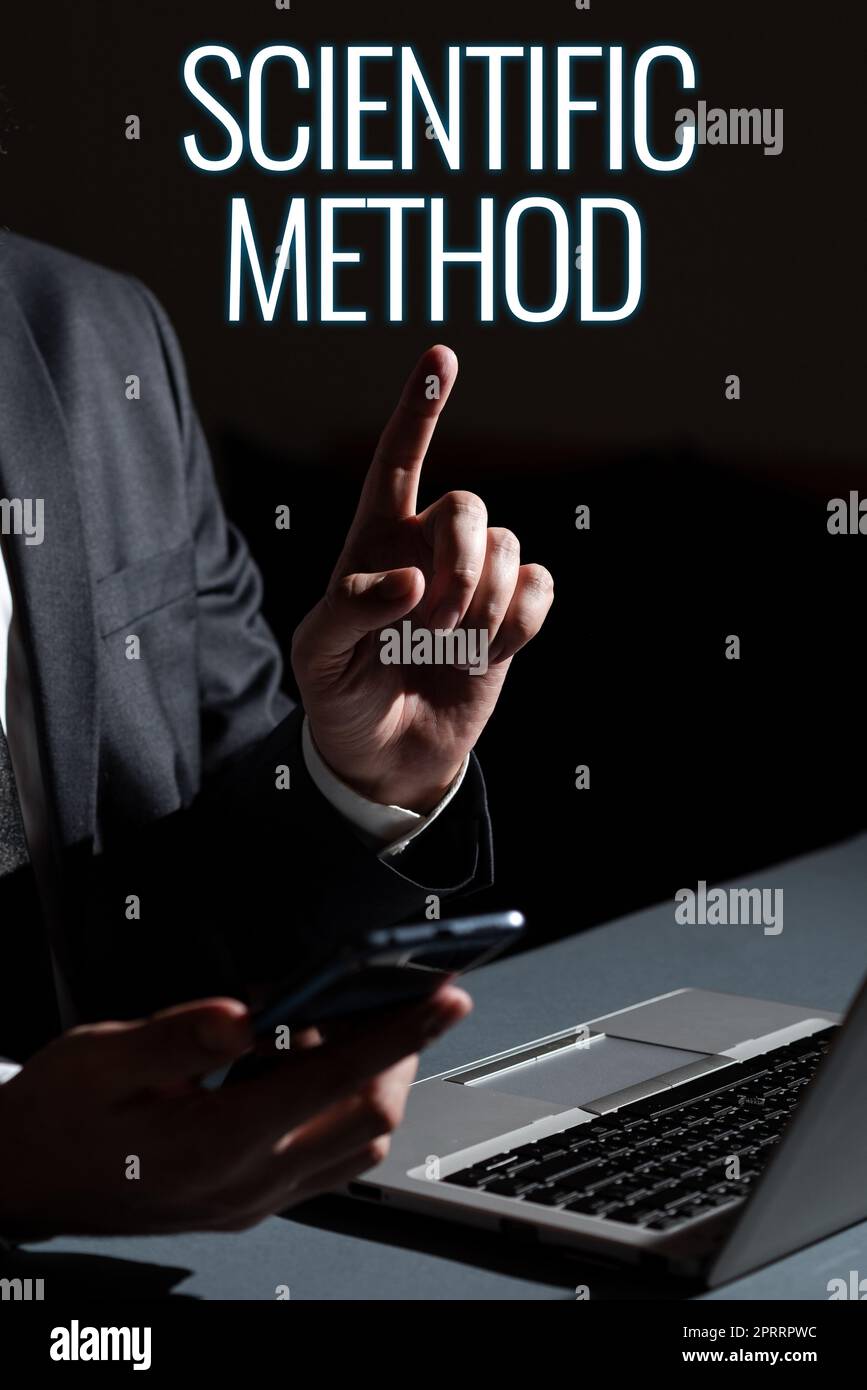 Conceptual caption Scientific MethodPrinciples Procedures for the ...