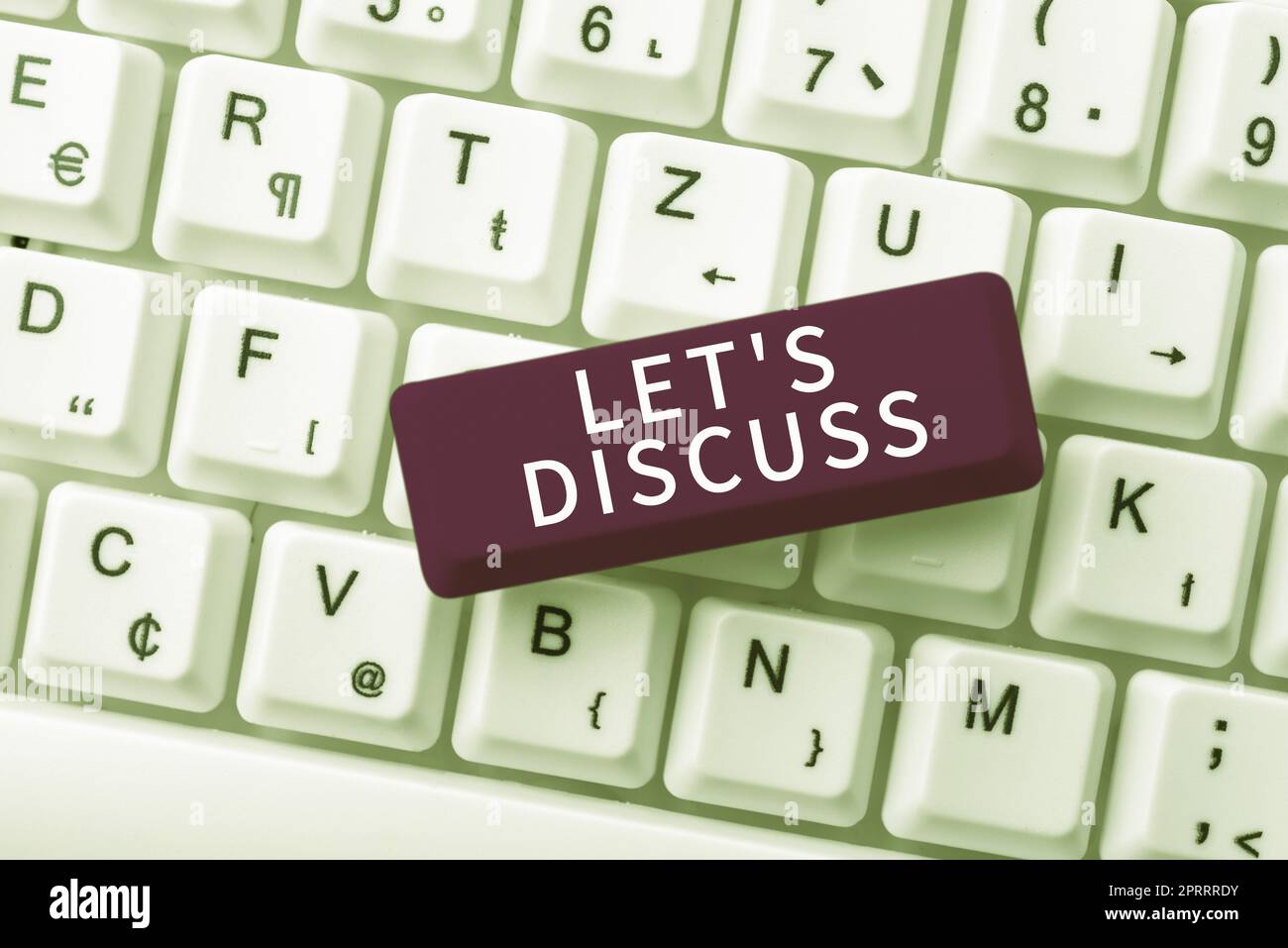 Conceptual caption Let S Discuss. Word Written on Permit to Talk Open ...