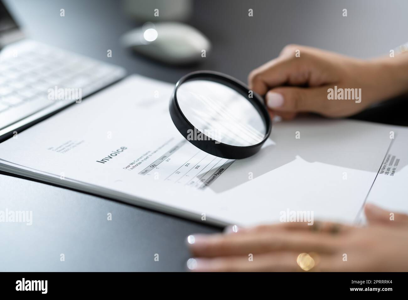 Auditor Doing Financial Audit And Tax Fraud Inspection Stock Photo - Alamy