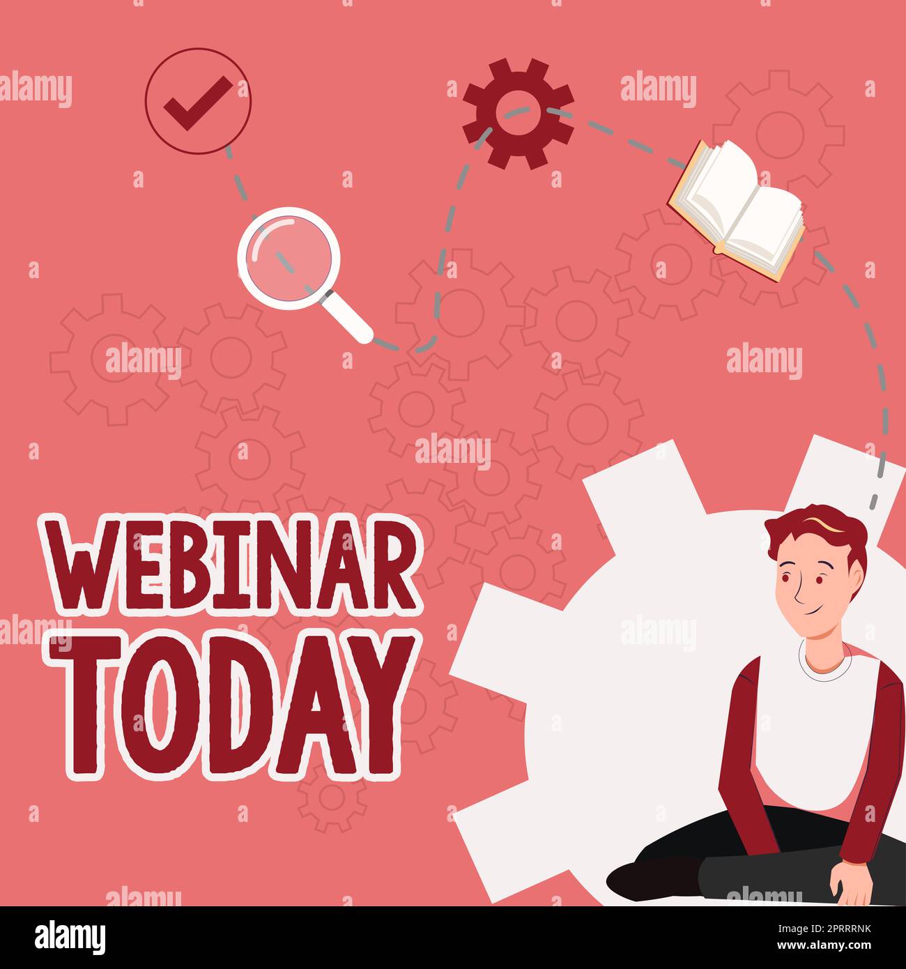 Text caption presenting Webinar Todaylive online educational ...