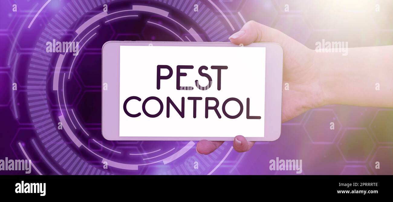 Writing displaying text Pest Control. Word Written on Killing ...