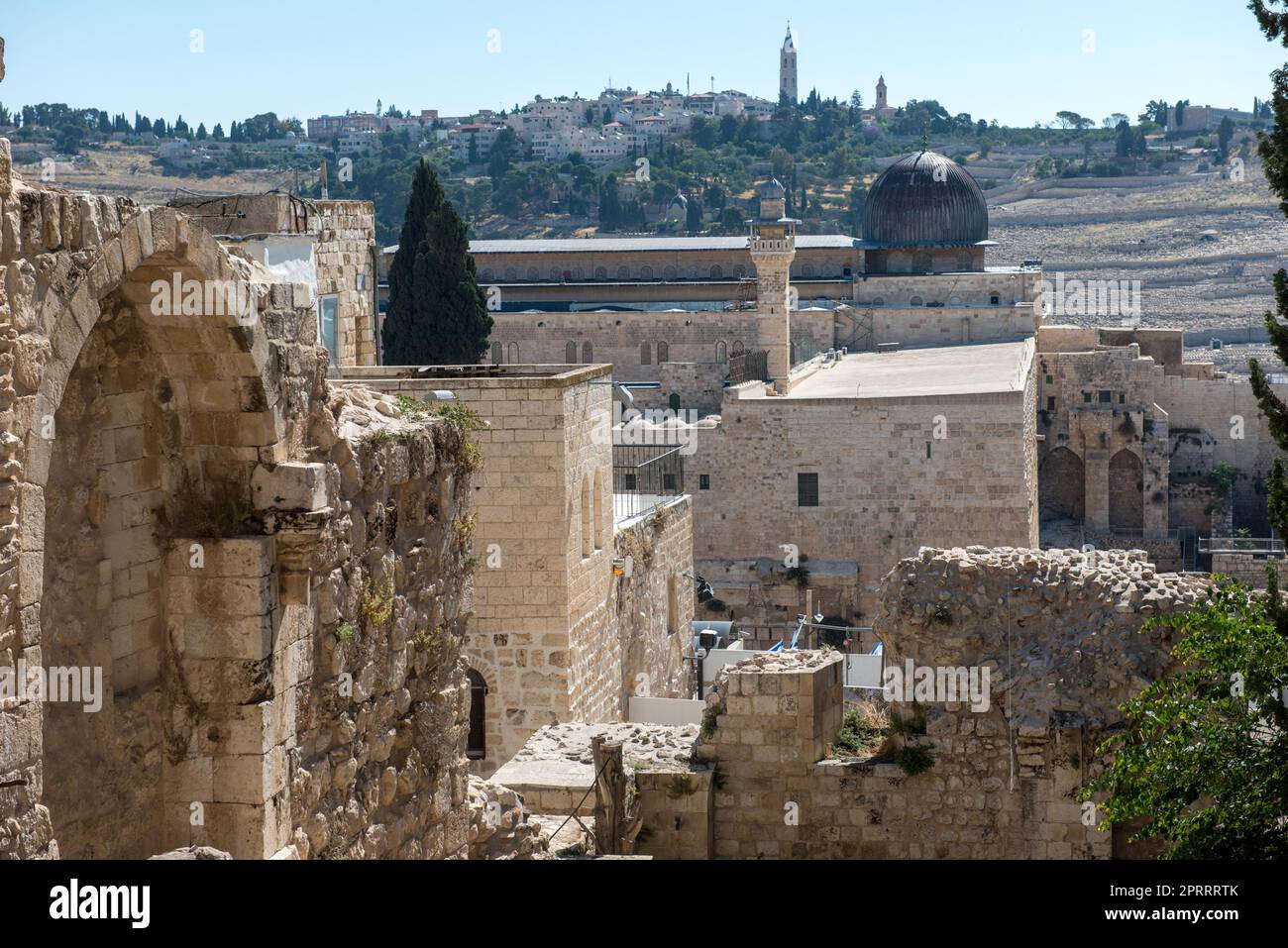 Ancient buildings of sacred city of Jerusalem, Israel Stock Photo - Alamy
