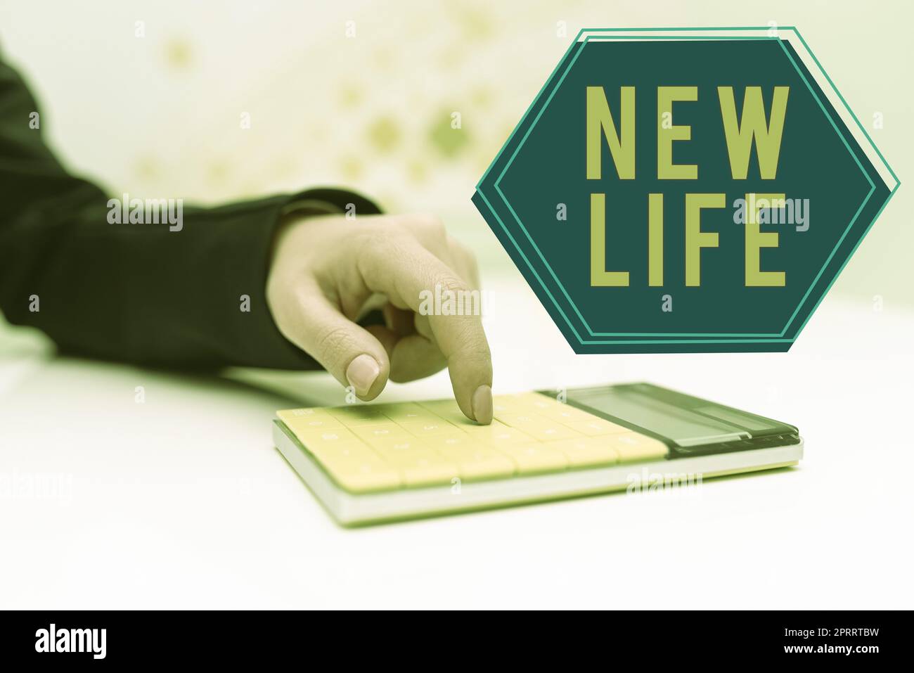 Conceptual caption New Life. Business idea start of change in the ... Conceptual caption New Life. Business idea start of change in the ...