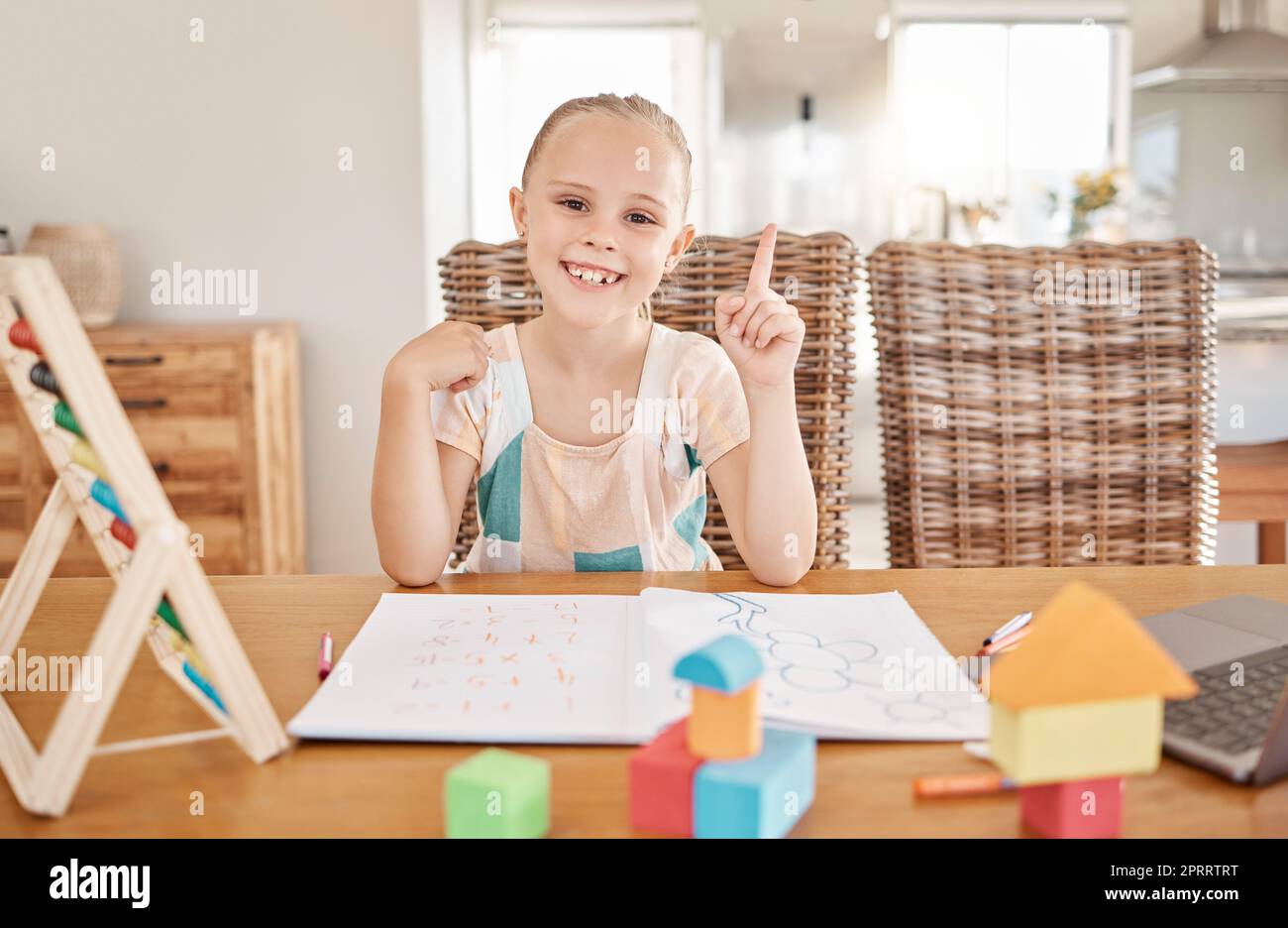 Portrait happy school children drawing hi-res stock photography and ...