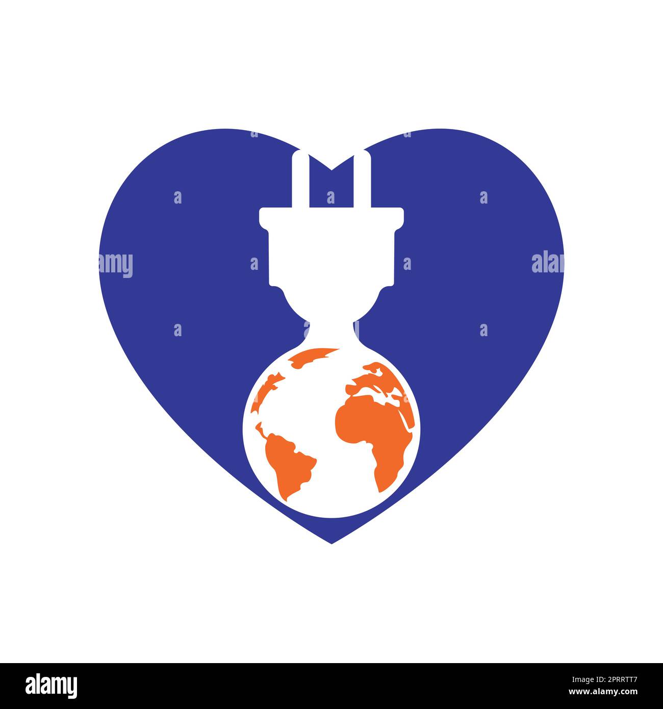 Global electric cord vector logo design template. Global power logo ...