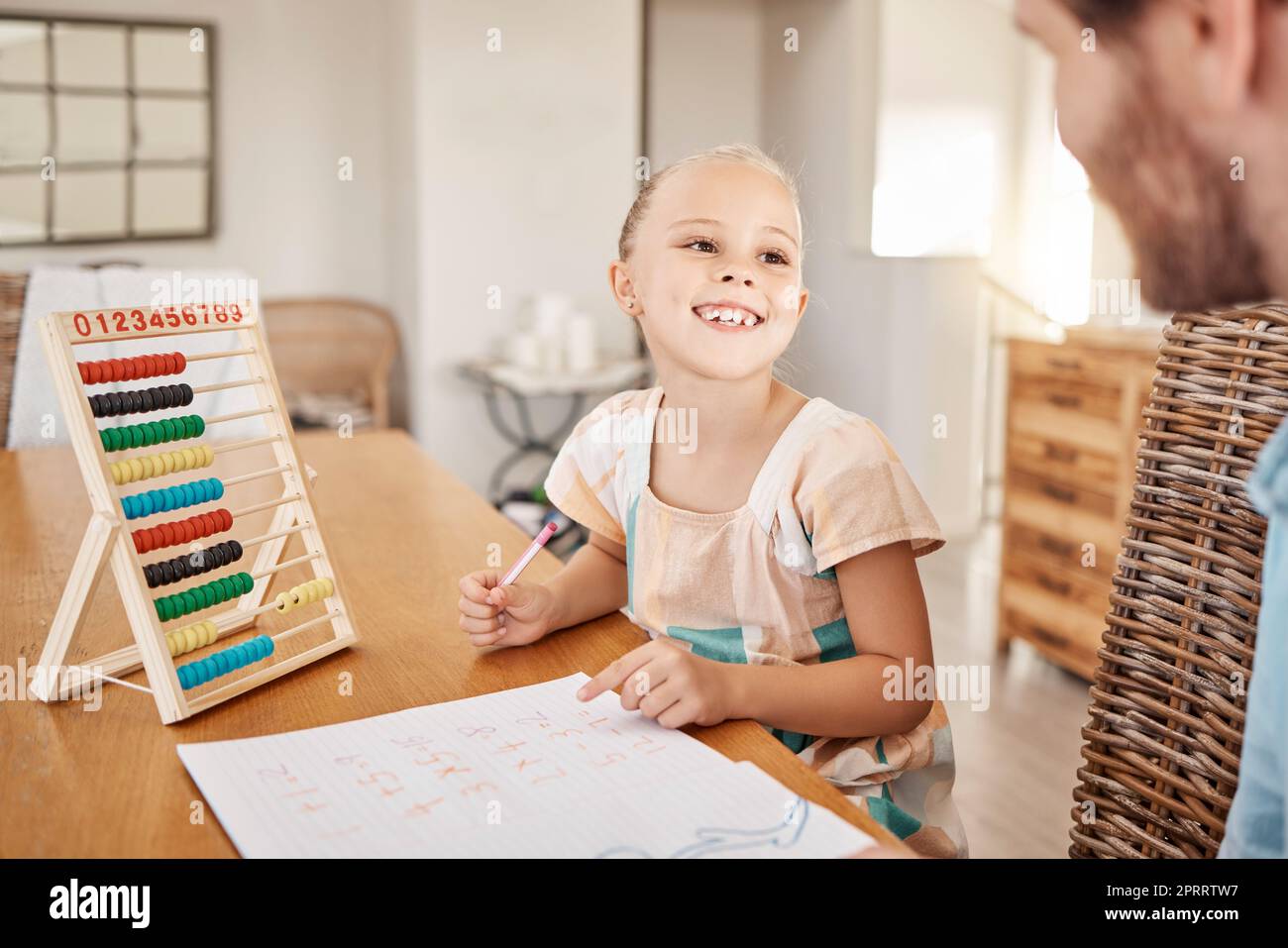 Children doing maths hi-res stock photography and images - Alamy
