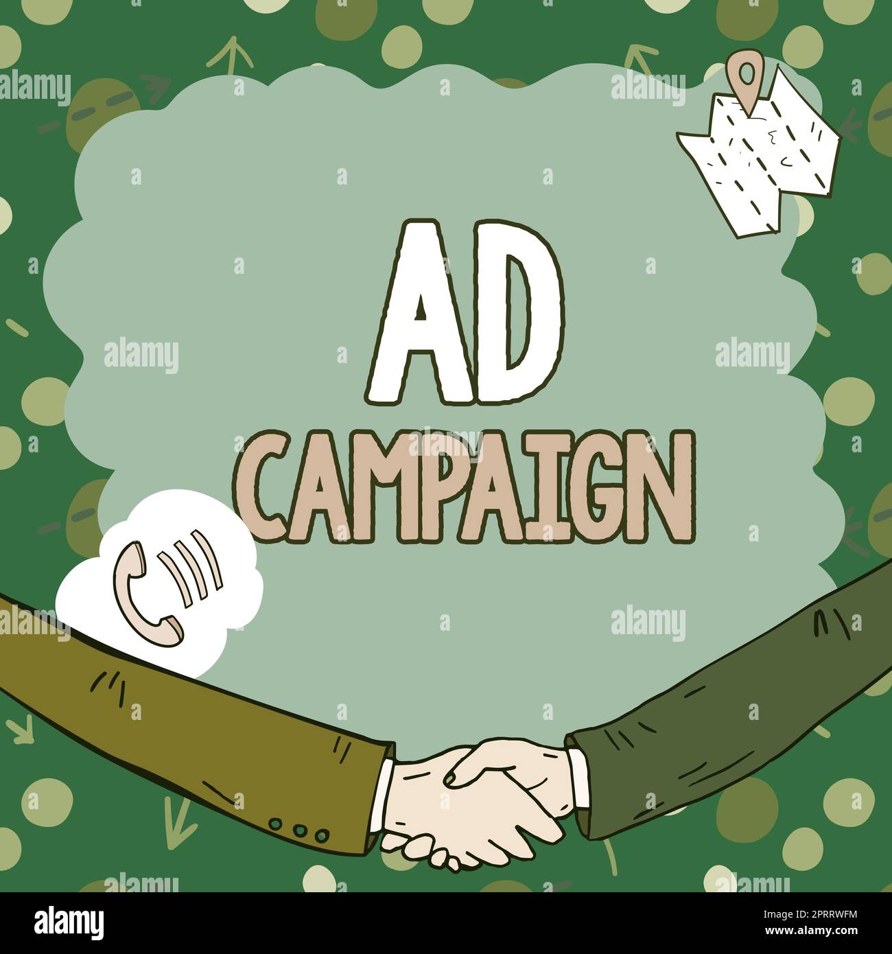 Conceptual caption Ad Campaign, Word Written on promotion of specific ...