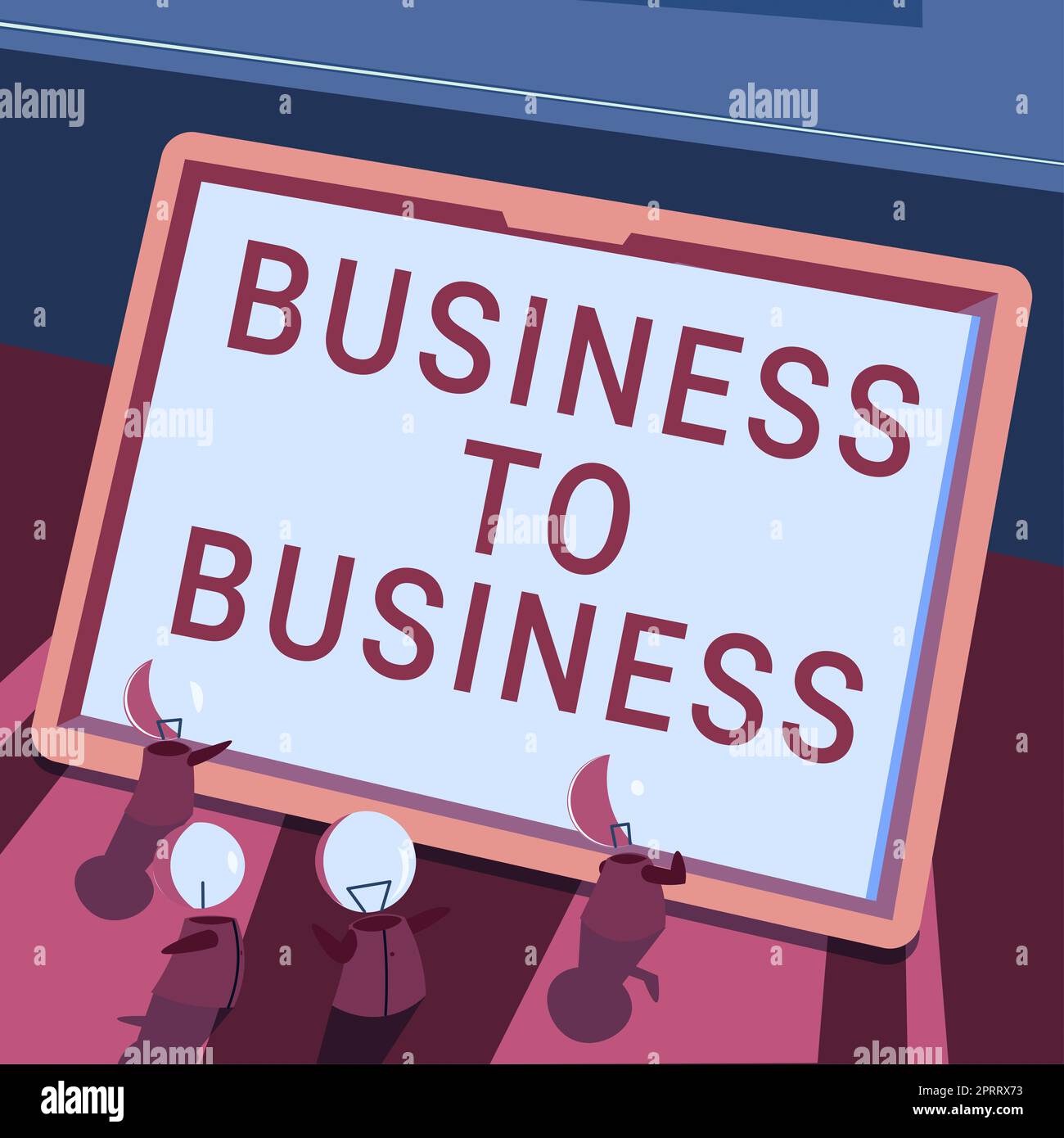 Sign displaying Business To Business, Business overview Commercial ...