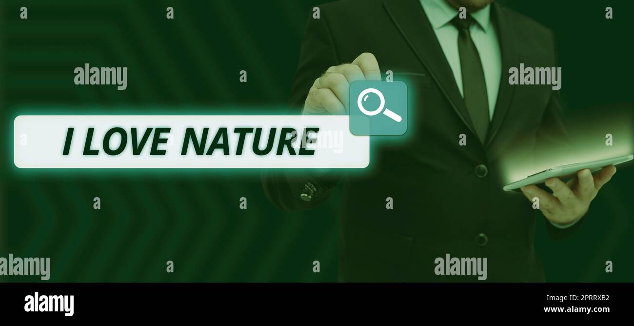 Respect for nature preservation hi-res stock photography and images - Alamy