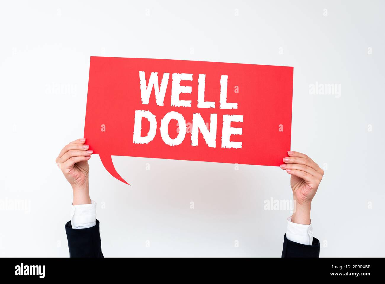 Writing displaying text Well Done. Internet Concept Peform accurately ...