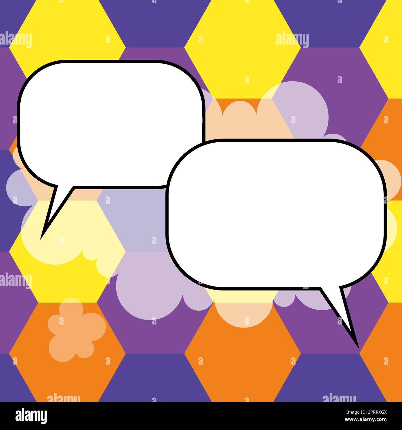 Design Drawing Of Some Comic Frames As Background With Speech Bubbles ...