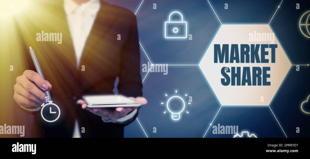 Conceptual display Market Share. Business overview The portion of a ...