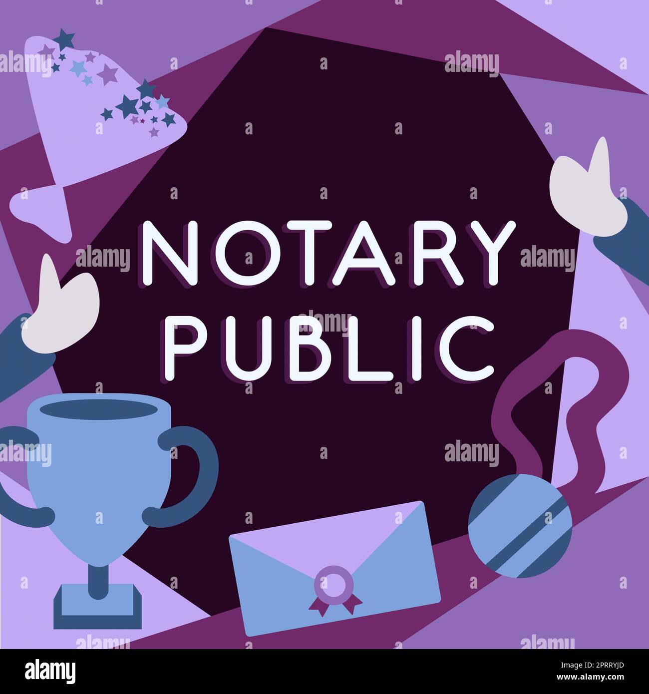 Conceptual display Notary Public, Word for Legality Documentation ...