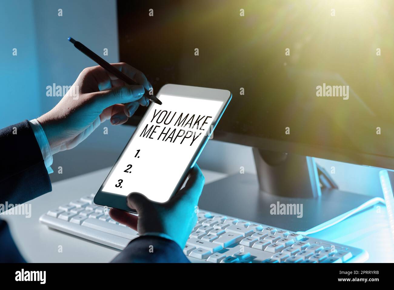 Handwriting text You Make Me HappySomething or Someone that gives ...