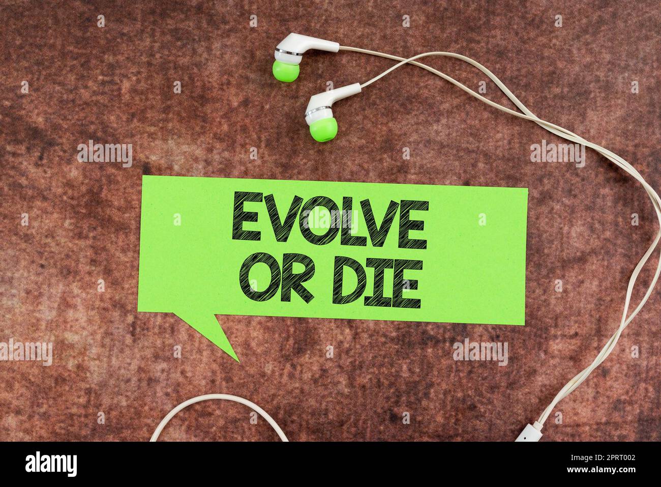 Hand writing sign Evolve Or Die, Word Written on Necessity of change ...