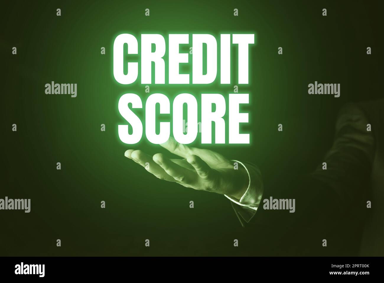 Hand writing sign Credit Score. Internet Concept Represent the ...