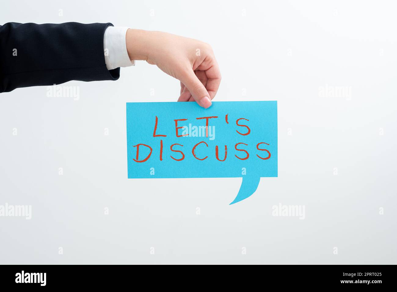 Text caption presenting Let S Discuss. Internet Concept Permit to Talk ...