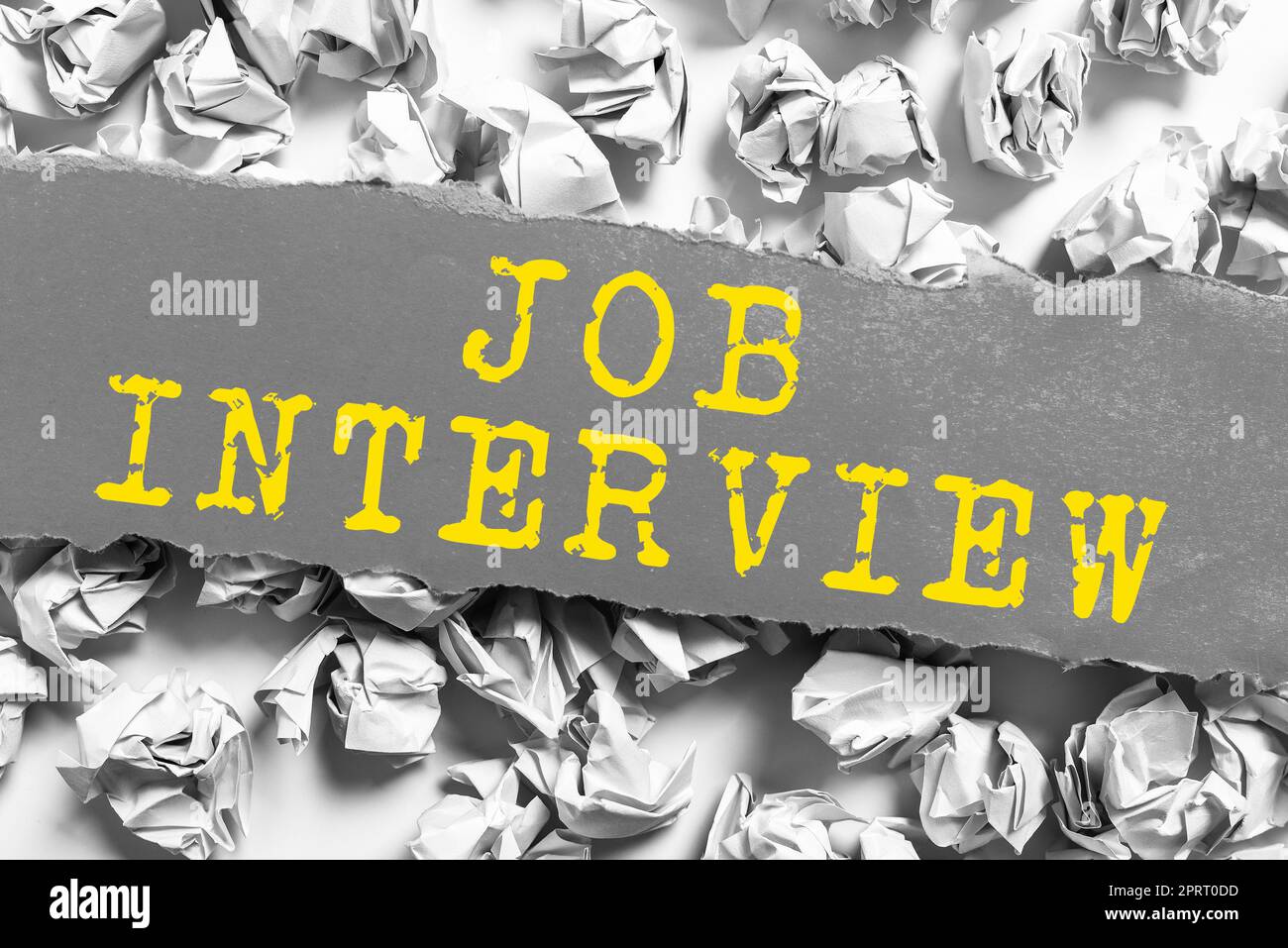 Text caption presenting Job Interview. Business overview Assessment ...