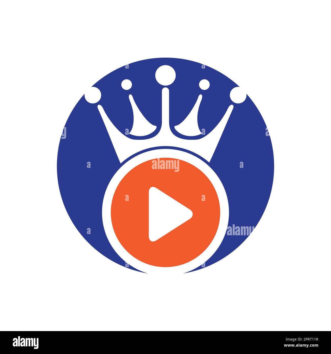 King Video vector logo design template. Royal film logo design vector ...