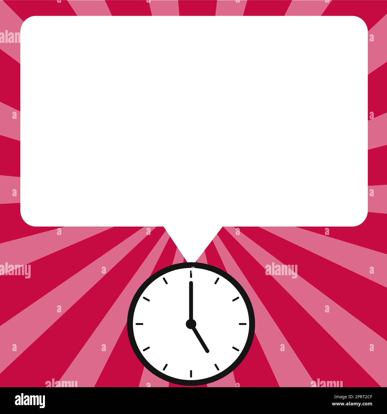 Presenter Drawing With Conversation Bubble Showing New Announcement ...