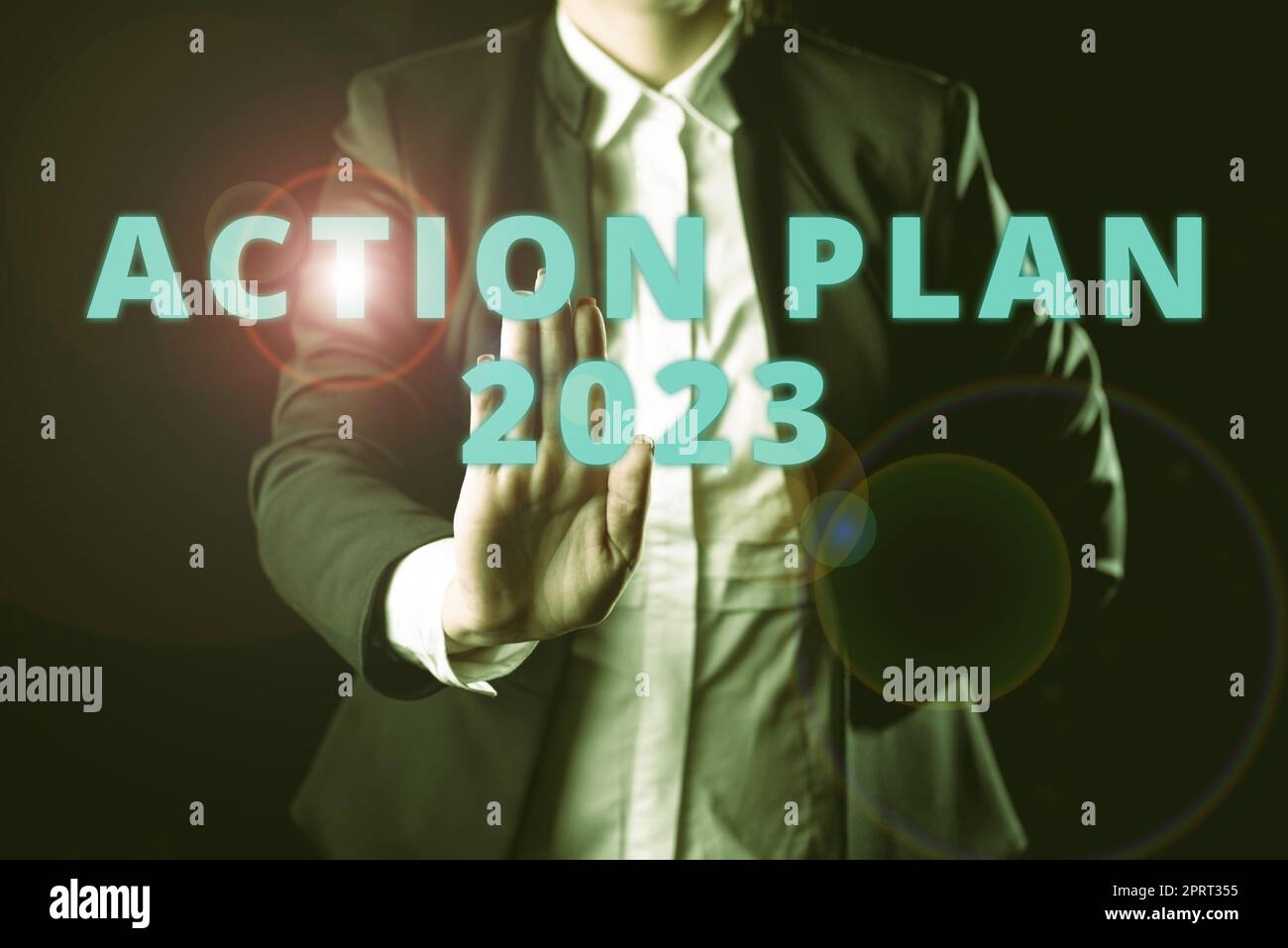 Conceptual display Action Plan 2023to do list contain number of things ...