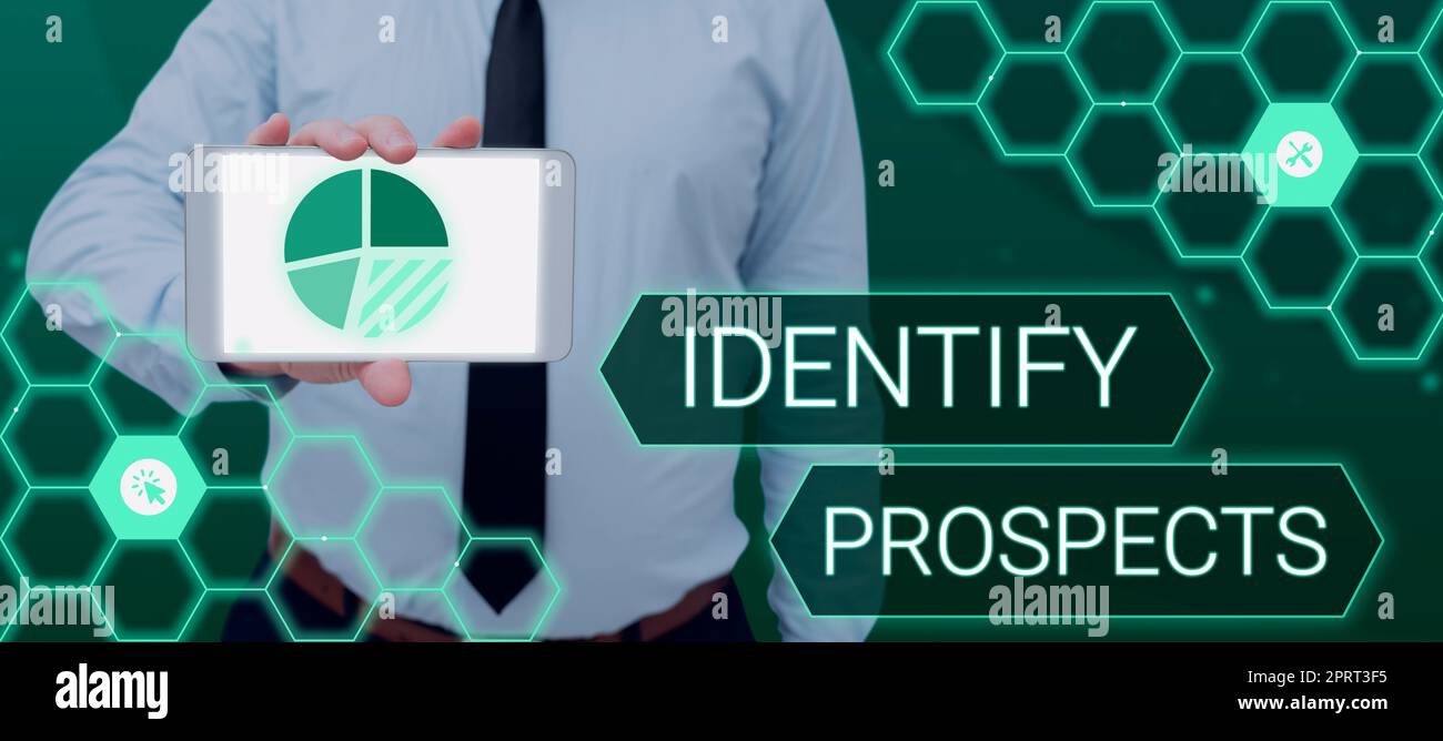 Conceptual caption Identify ProspectsPossible client Ideal Customer ...