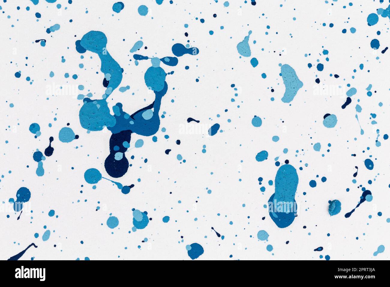 Blue Paint Splatter Texture