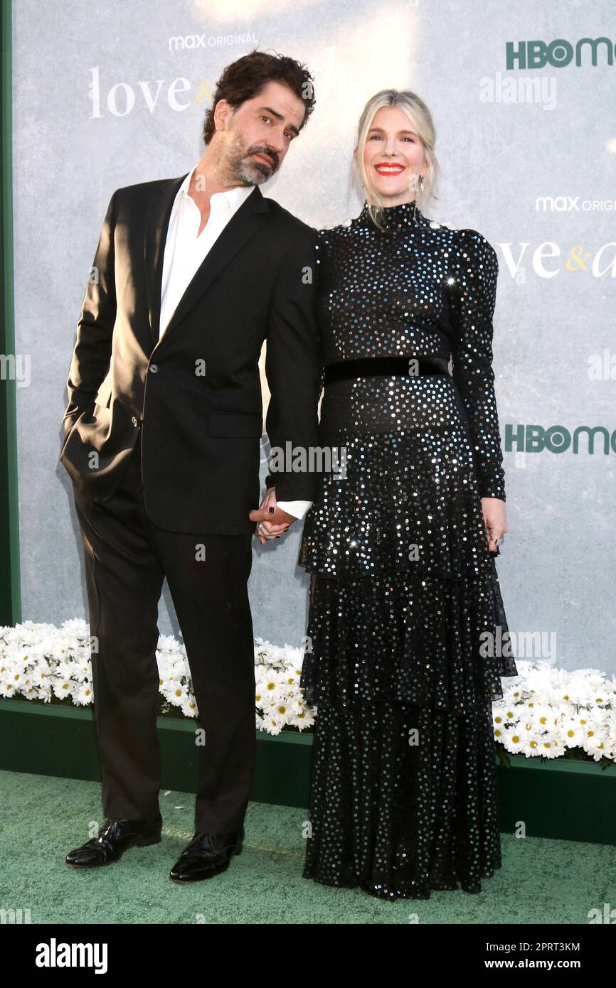 LOS ANGELES - APR 26: Hamish Linklater, Lily Rabe at the Love & Death ...