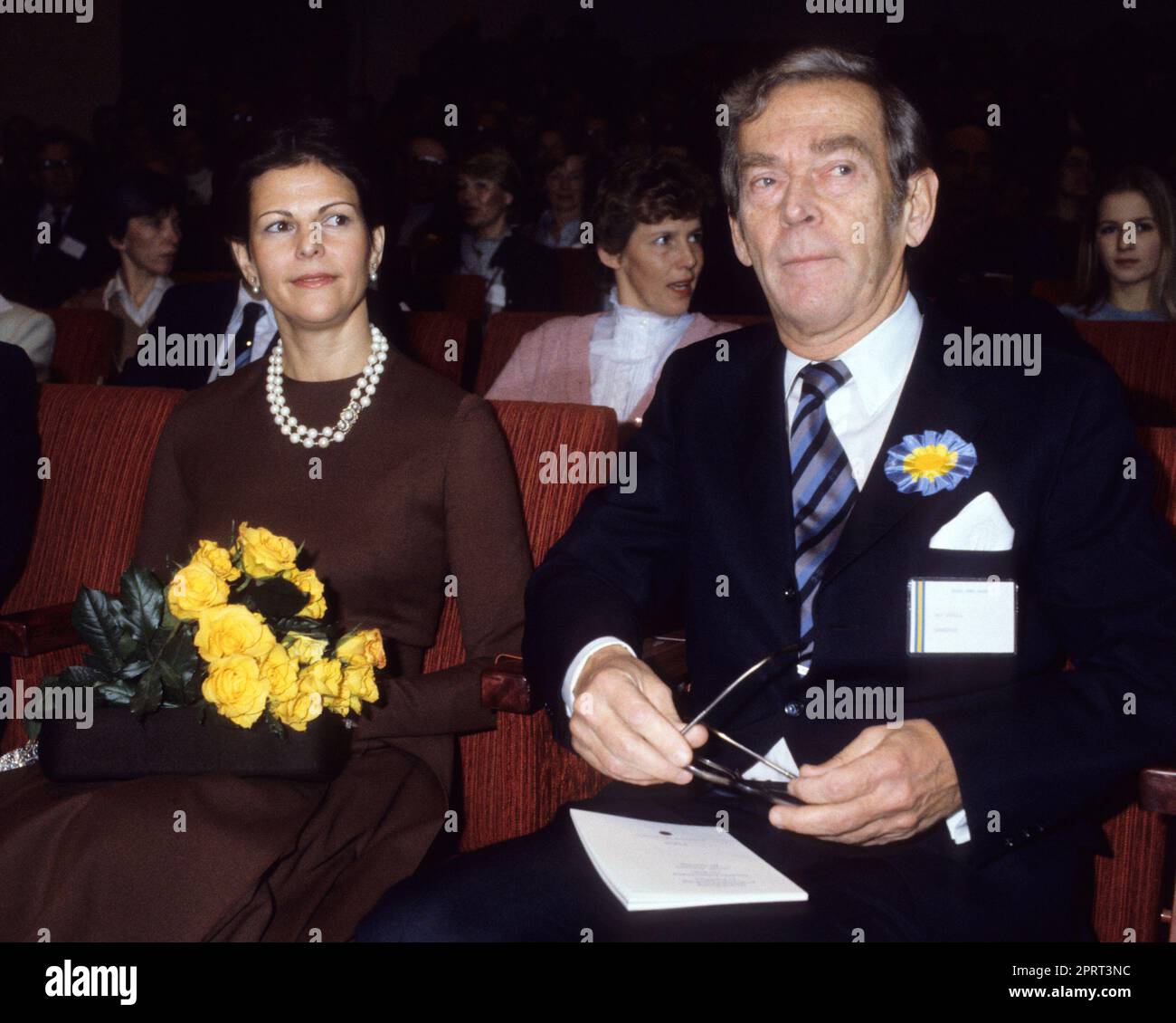 QUEEN SILVIA OF SWEDEN at the opening of a gynecologist symposium in ...