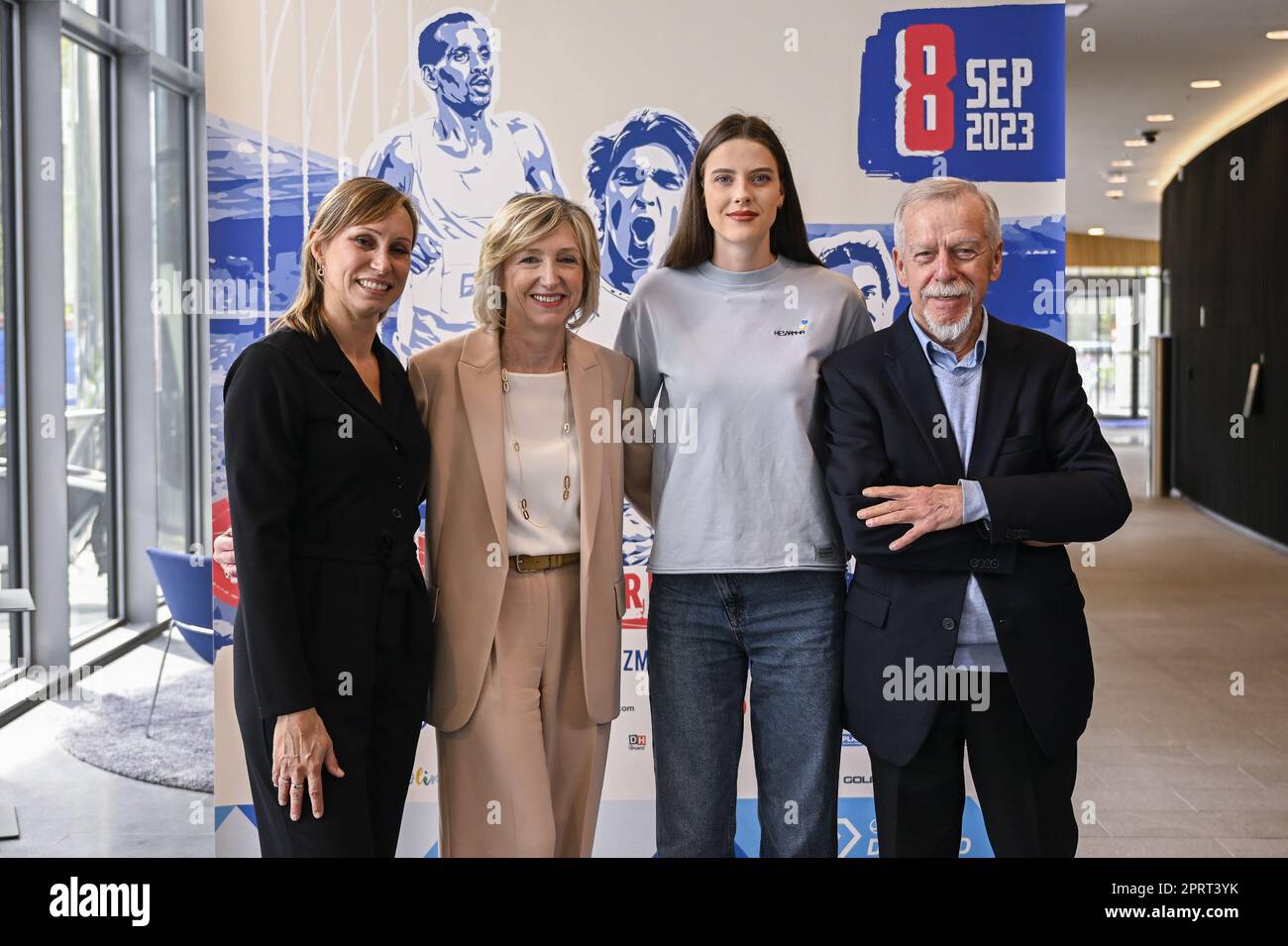 Brussels, Belgium. 27th Apr, 2023. Memorial Van Damme meeting director ...