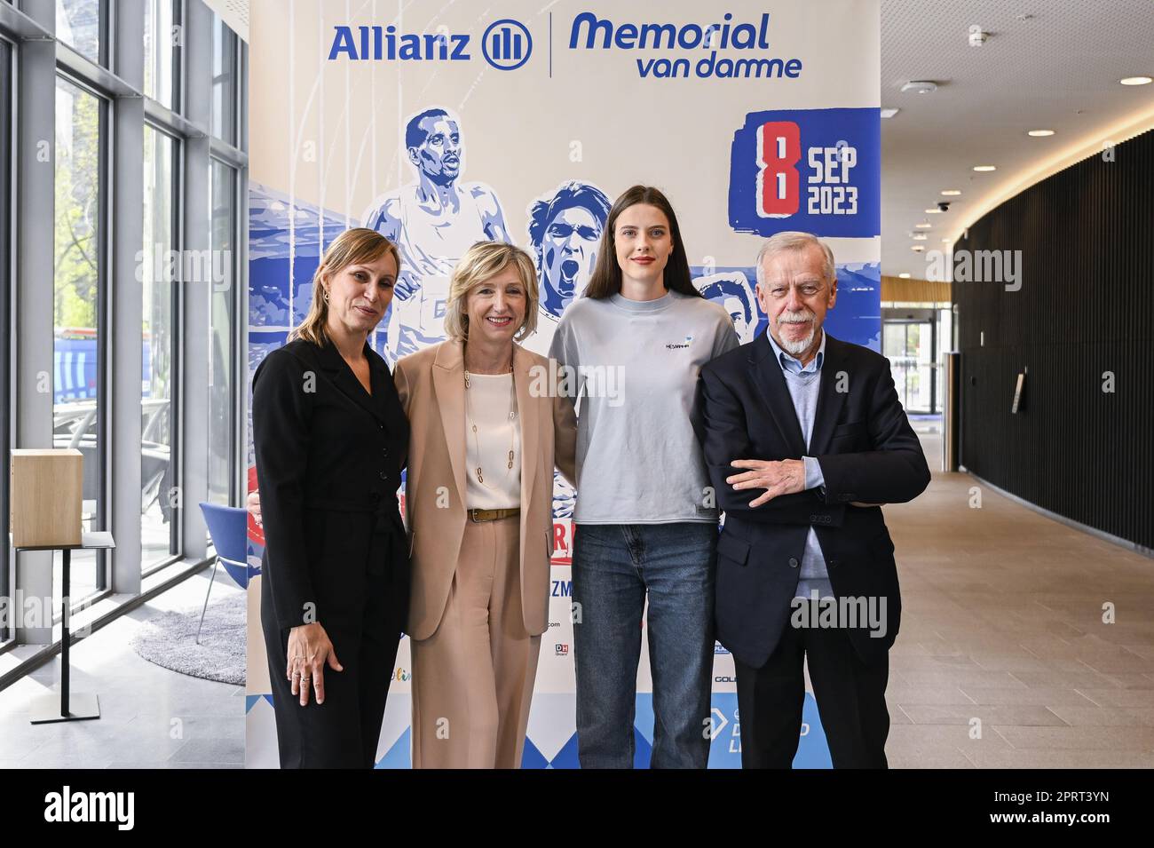 Brussels, Belgium. 27th Apr, 2023. Memorial Van Damme meeting director ...