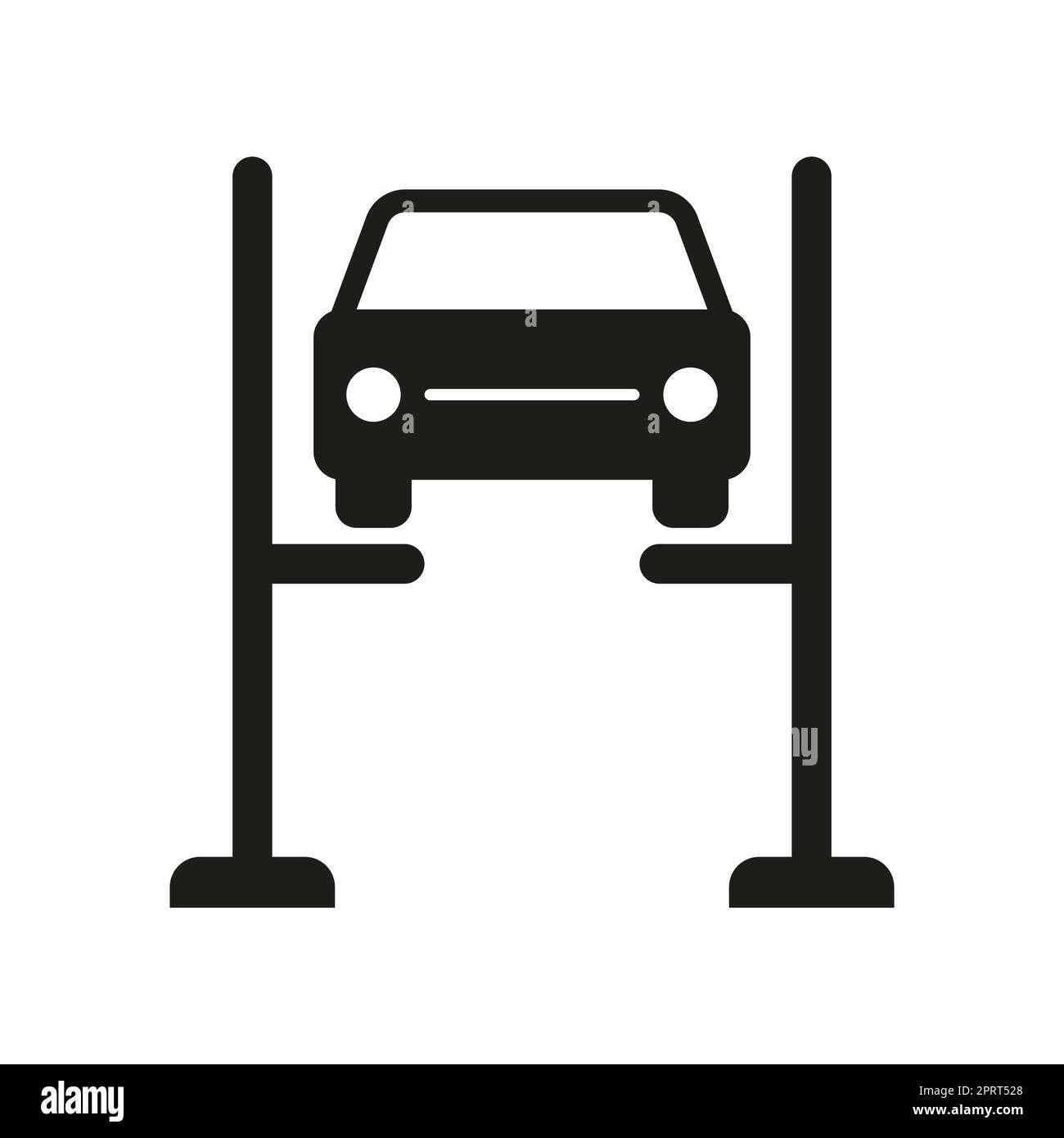 Car lifting vector icon on white background Stock Vector Image & Art ...